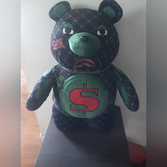Sprayground | Bags | Sprayground Limited Edition Money Sign Teddy Bear ...